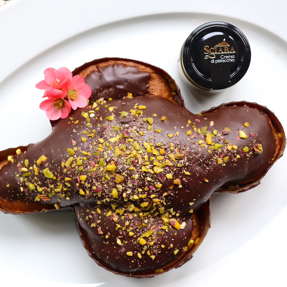 Easter Pistachio cake without milk with extra virgin olive oil – Sciara